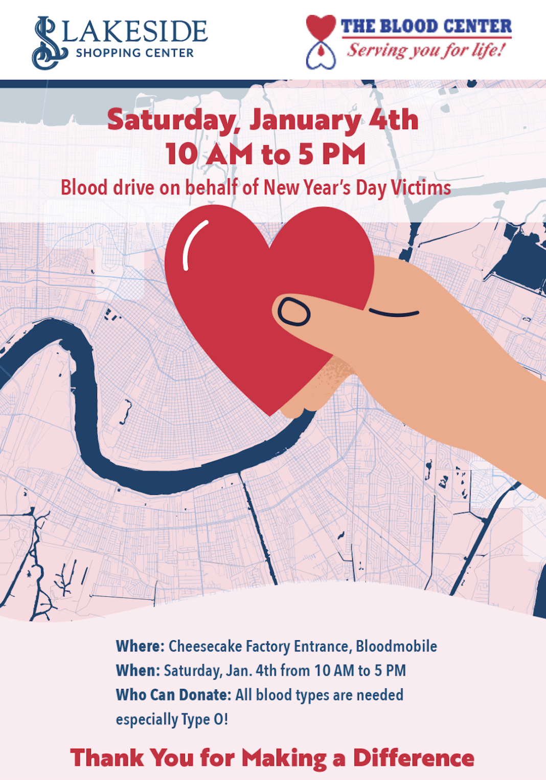 The Blood Center Holds Blood Drive at Lakeside Shopping Center - Biz ...