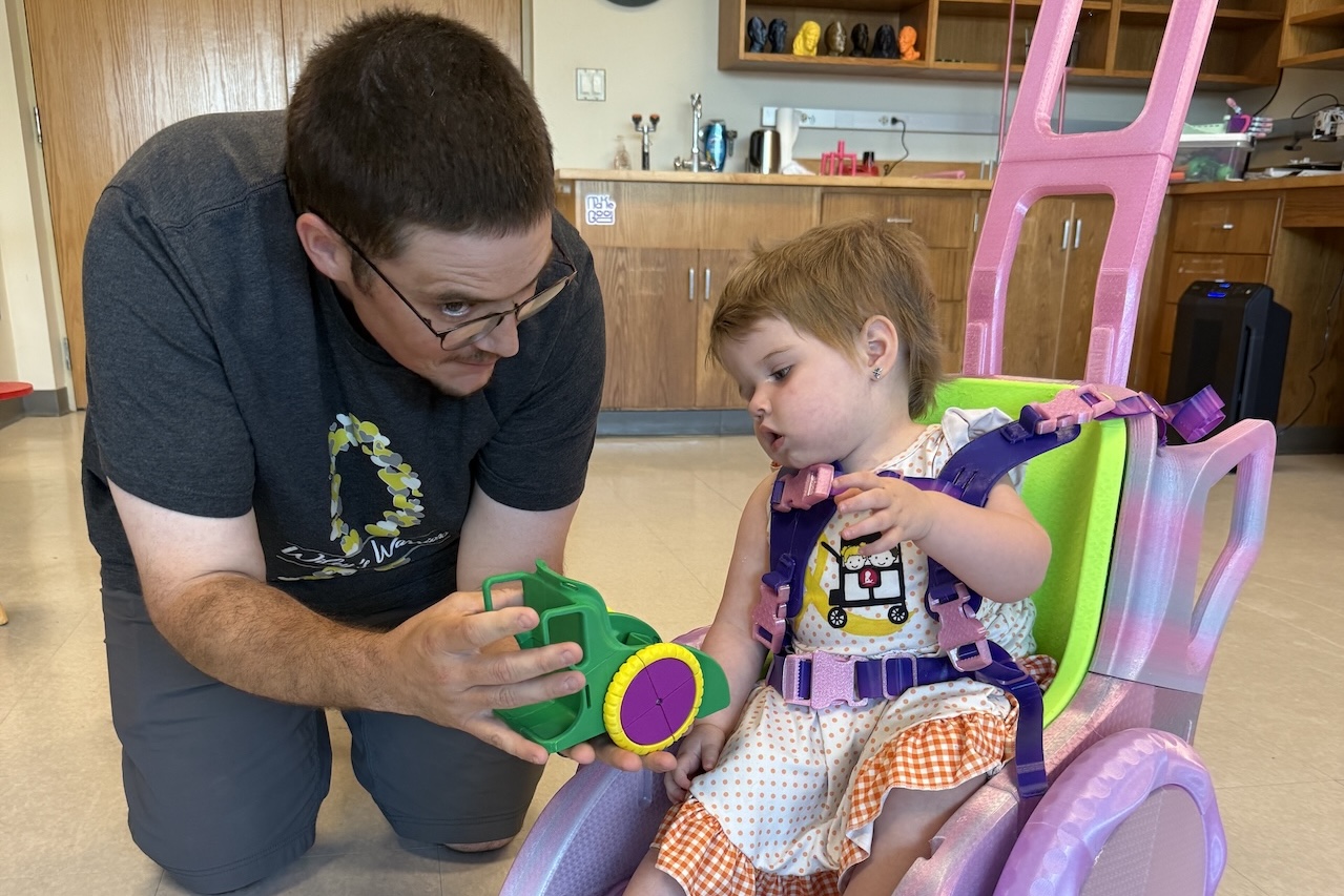 MakeGood Unveils 3-D Printed Toddler Mobility Trainer - Biz New Orleans