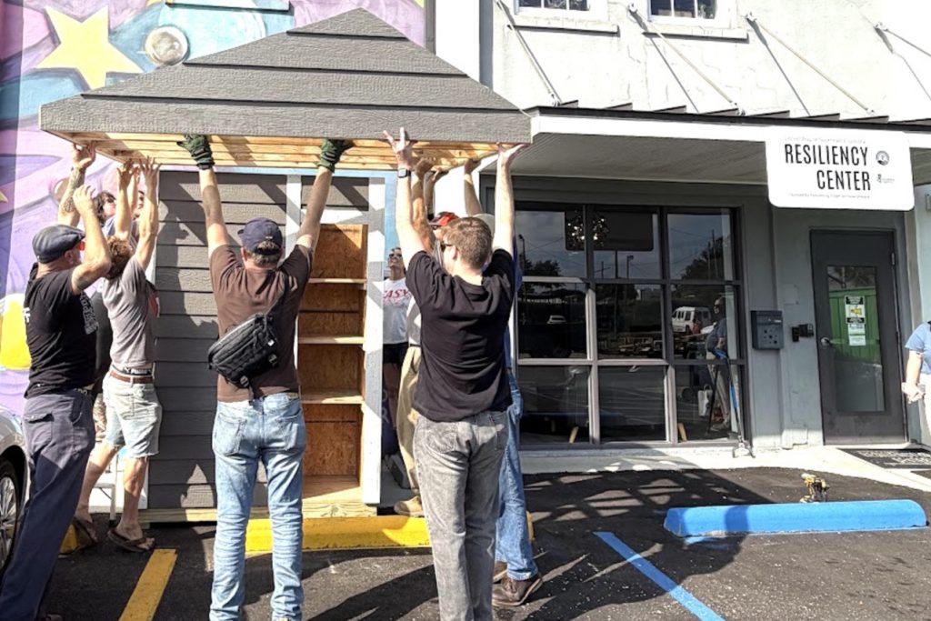 unCommon Construction Builds Bywater Community Fridge - Biz New Orleans
