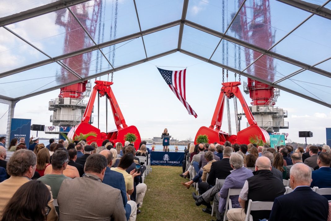 Associated Terminals Adds 2 New All-Electric Cranes - Biz New Orleans
